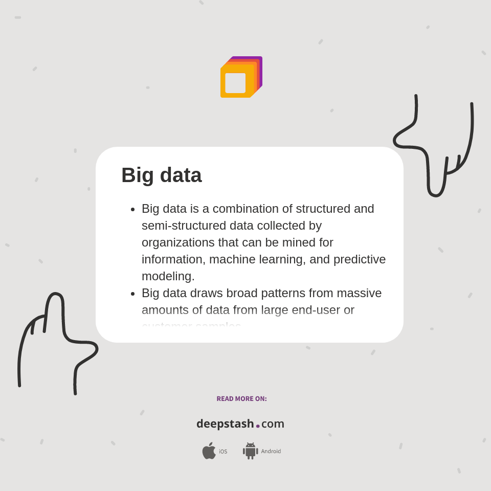 Big data - Deepstash