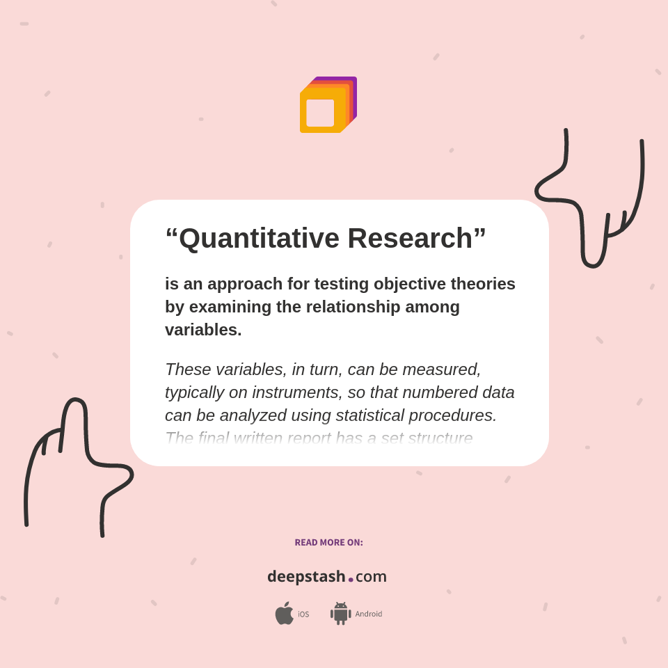 “Quantitative Research” - Deepstash