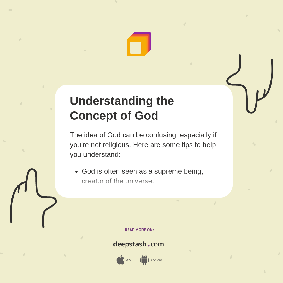 Understanding the Concept of God - Deepstash