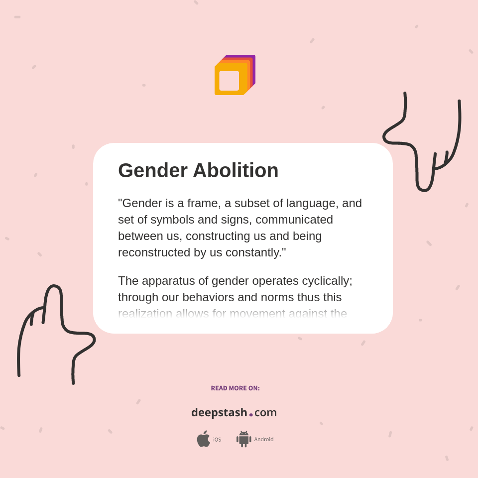Gender Abolition - Deepstash