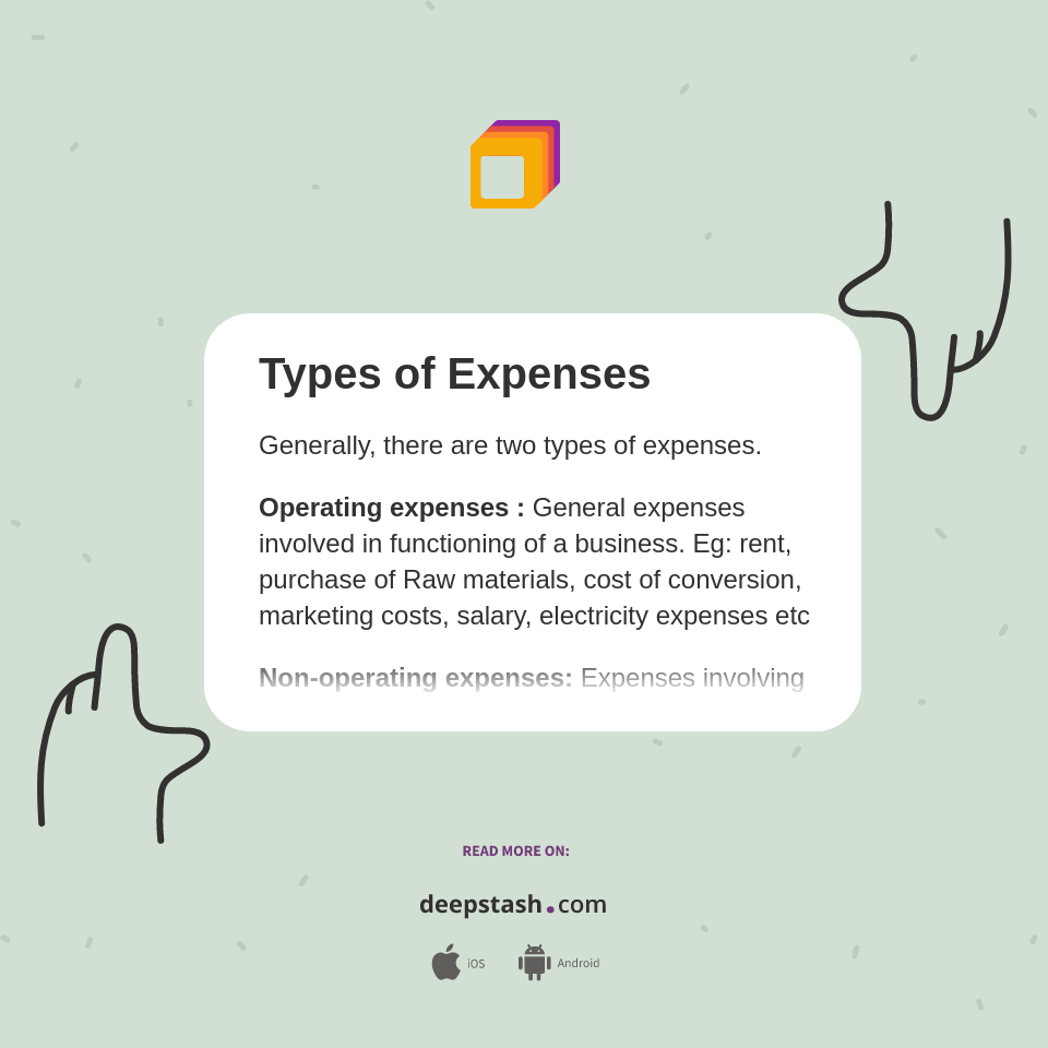 Types of Expenses - Deepstash Types of Expenses - Deepstash