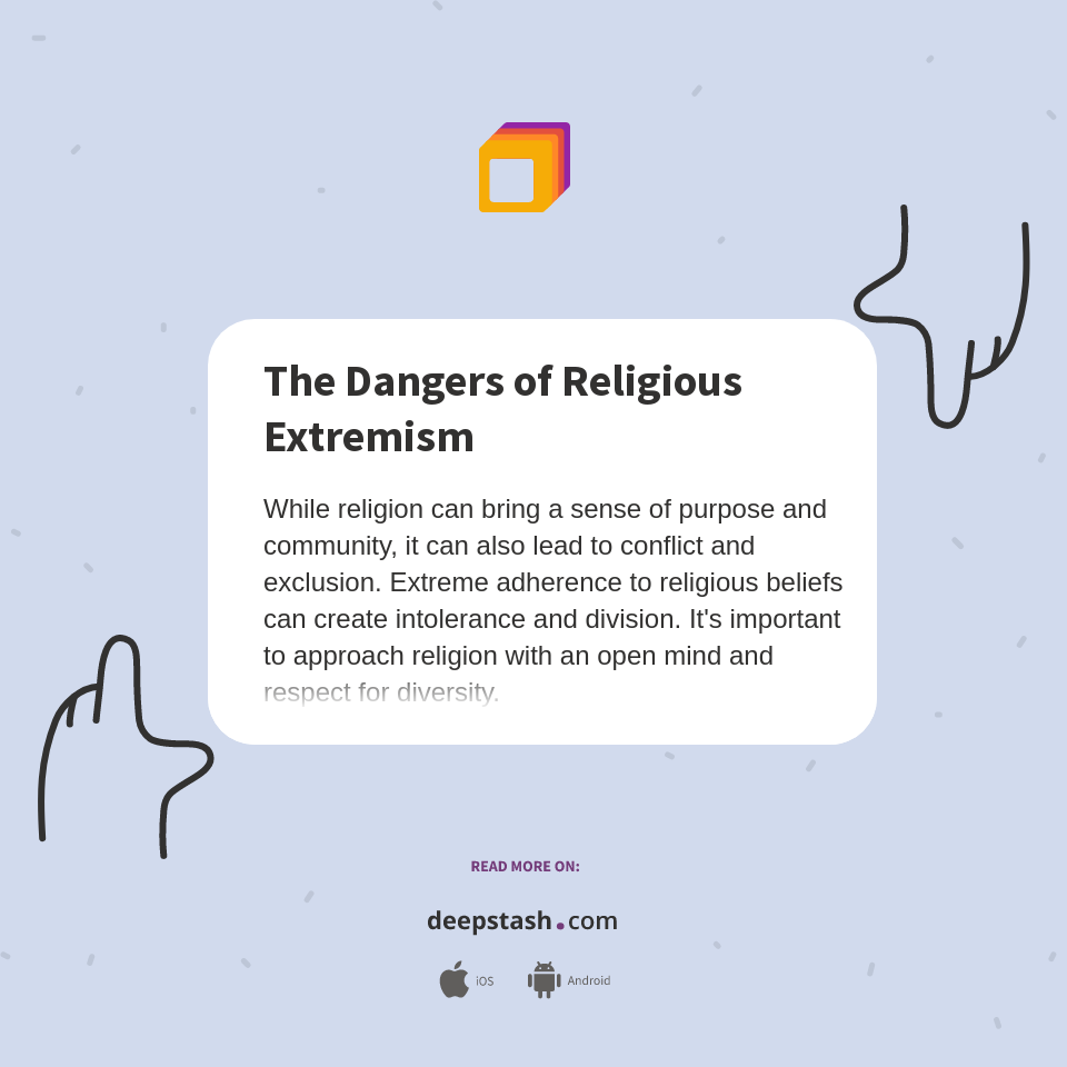 The Dangers of Religious Extremism - Deepstash