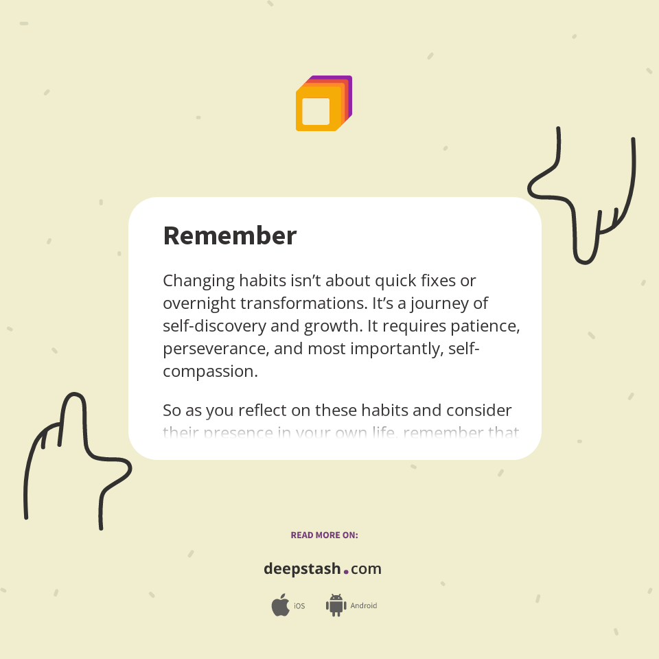 Remember - Deepstash