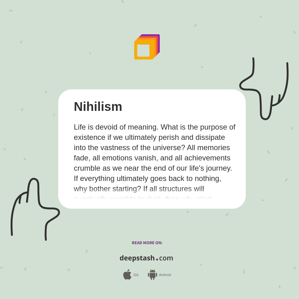 Nihilism - Deepstash