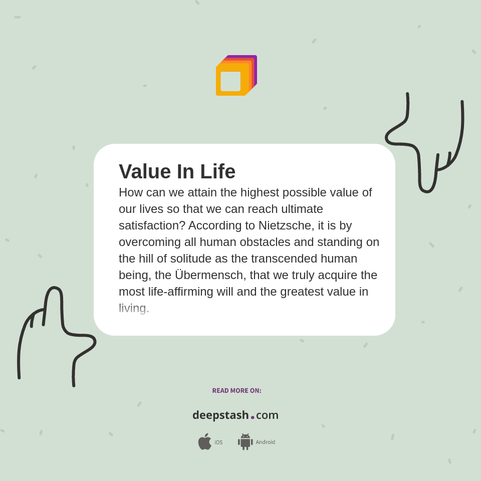 Value In Life - Deepstash