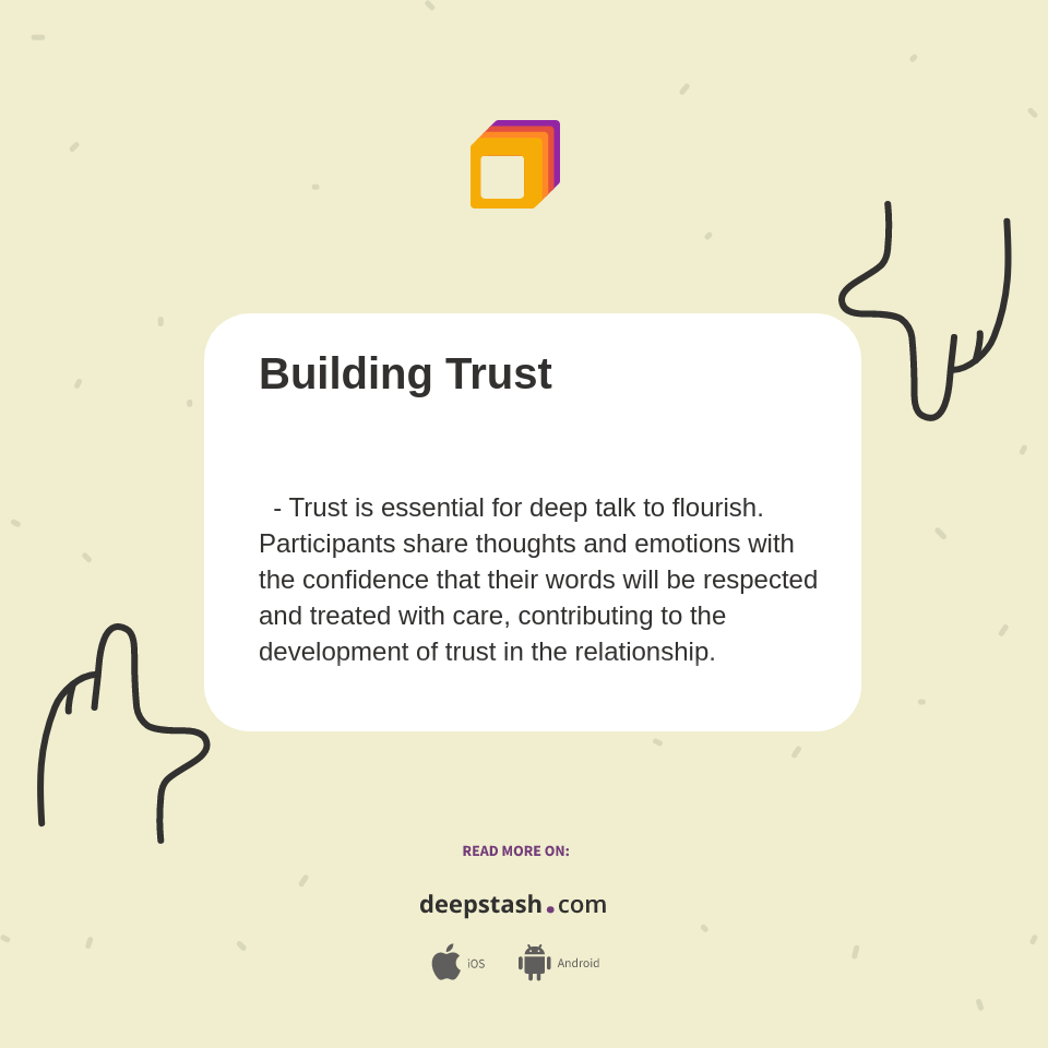 Building Trust - Deepstash