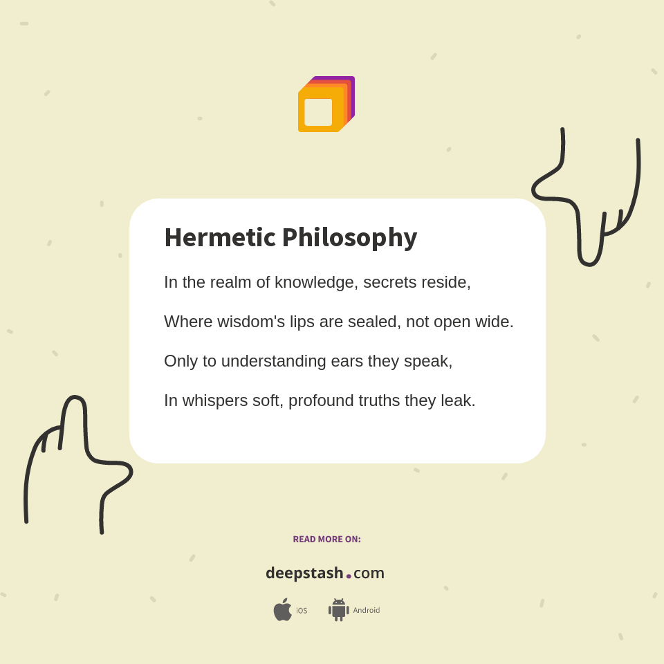 Hermetic Philosophy - Deepstash
