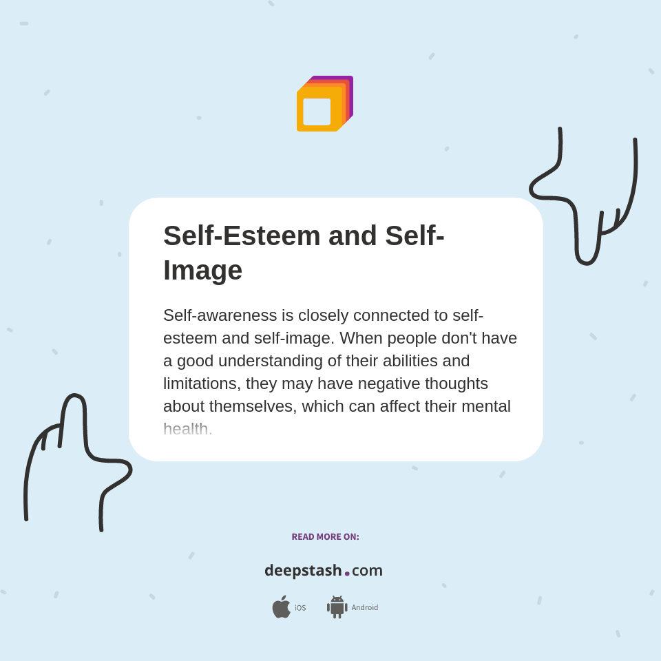 Self-Esteem and Self-Image - Deepstash