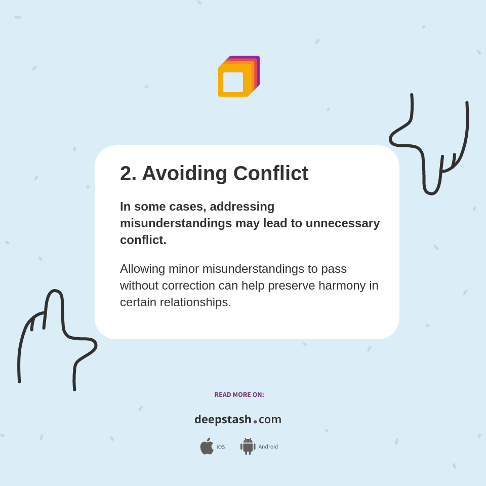2. Avoiding Conflict - Deepstash