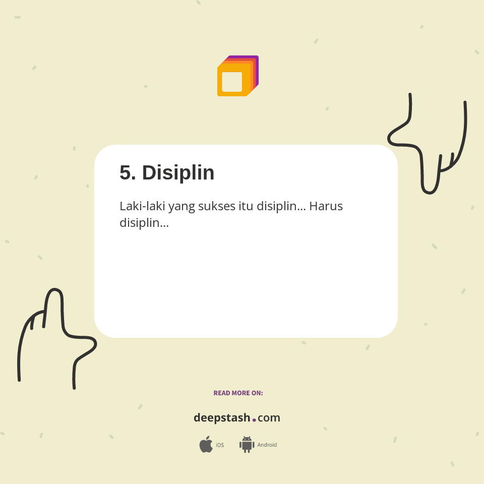 5. Disiplin - Deepstash