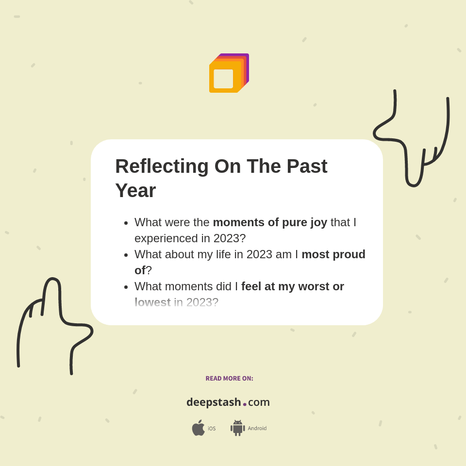 Reflecting On The Past Year - Deepstash