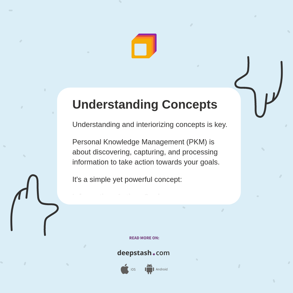 Understanding Concepts - Deepstash