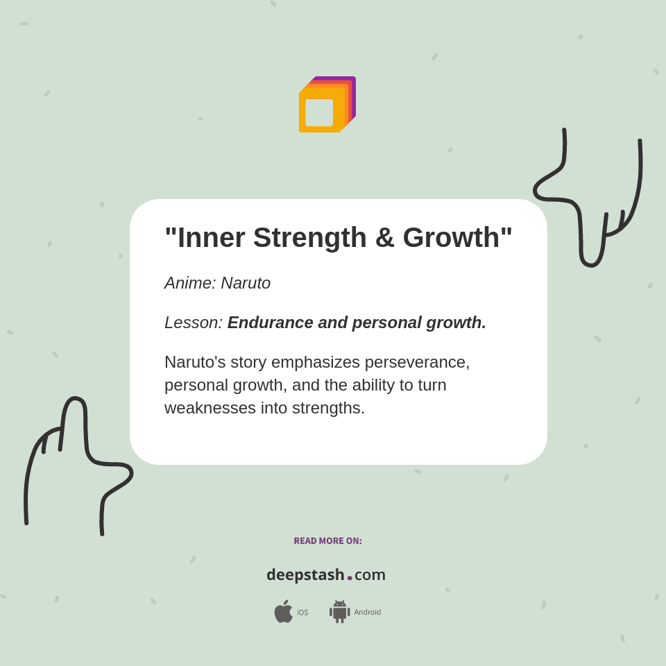 "Inner Strength & Growth" - Deepstash