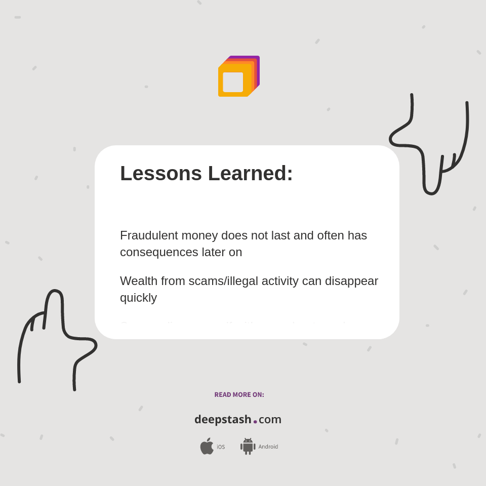 Lessons Learned: - Deepstash