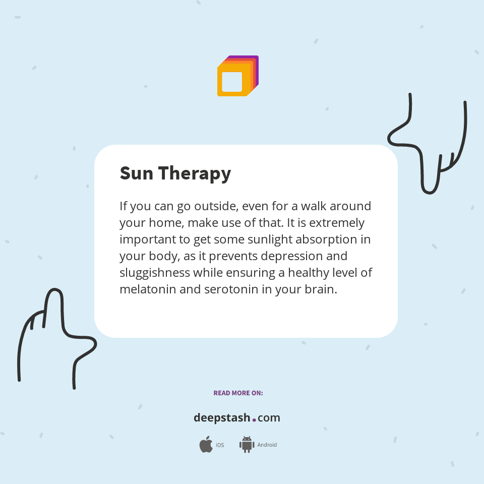 Sun Therapy - Deepstash