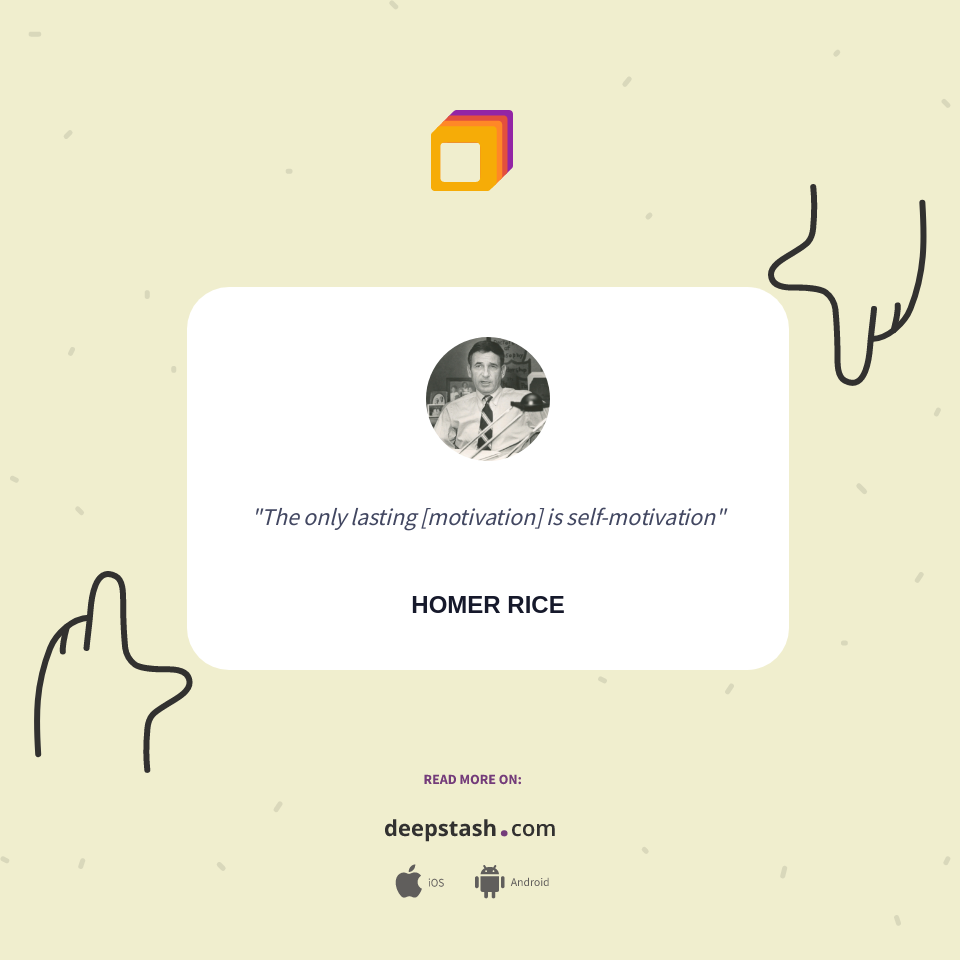 Quote by HOMER RICE - Deepstash