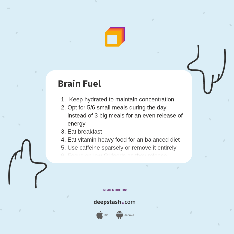 Brain Fuel - Deepstash