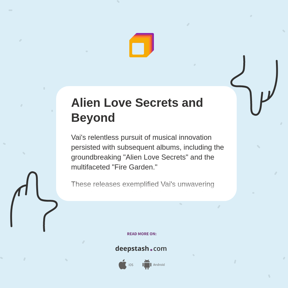 Alien Love Secrets and Beyond - Deepstash