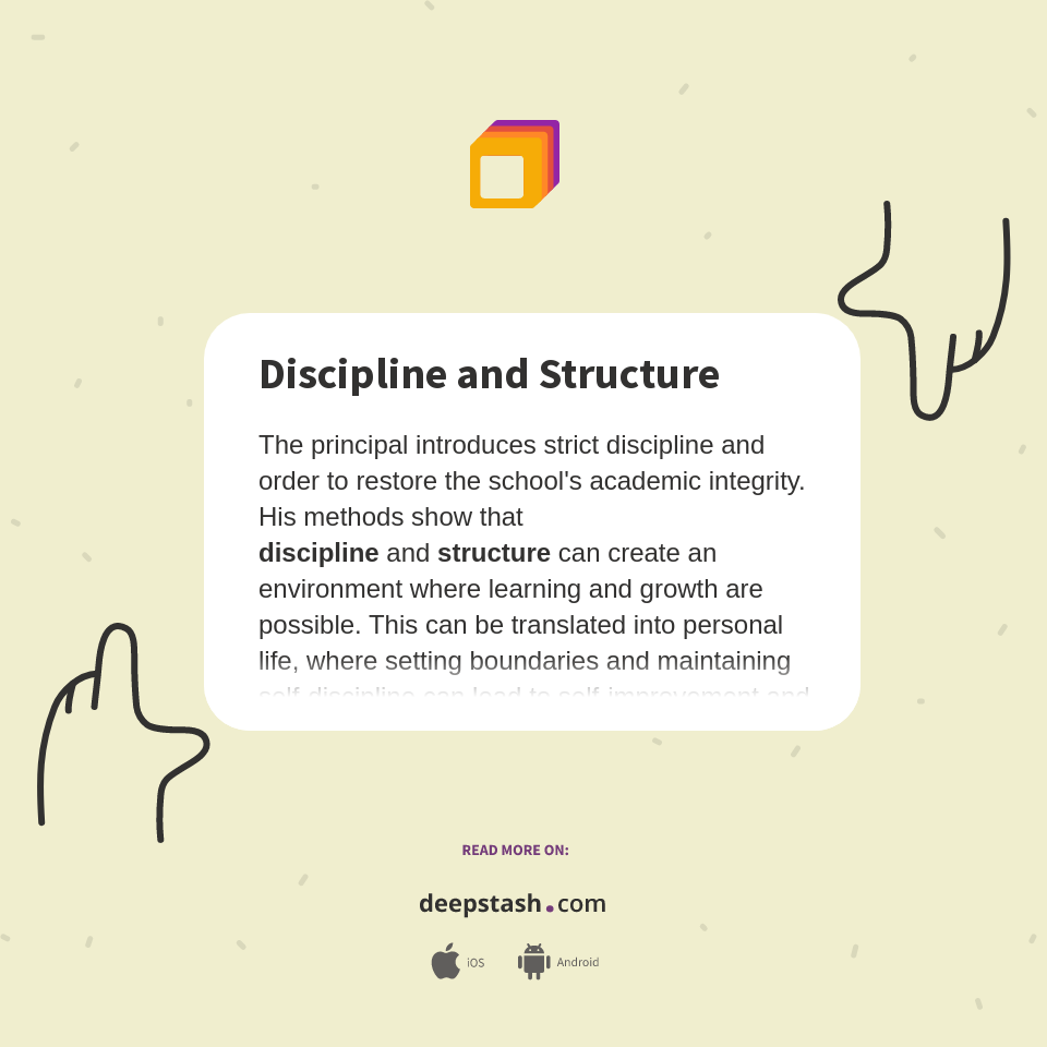 Discipline and Structure - Deepstash