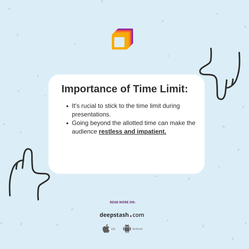 Importance of Time Limit: - Deepstash