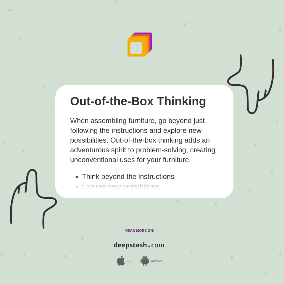 Out-of-the-Box Thinking - Deepstash