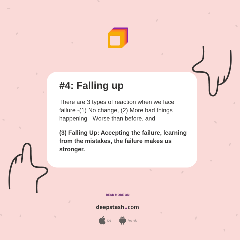 #4: Falling up - Deepstash