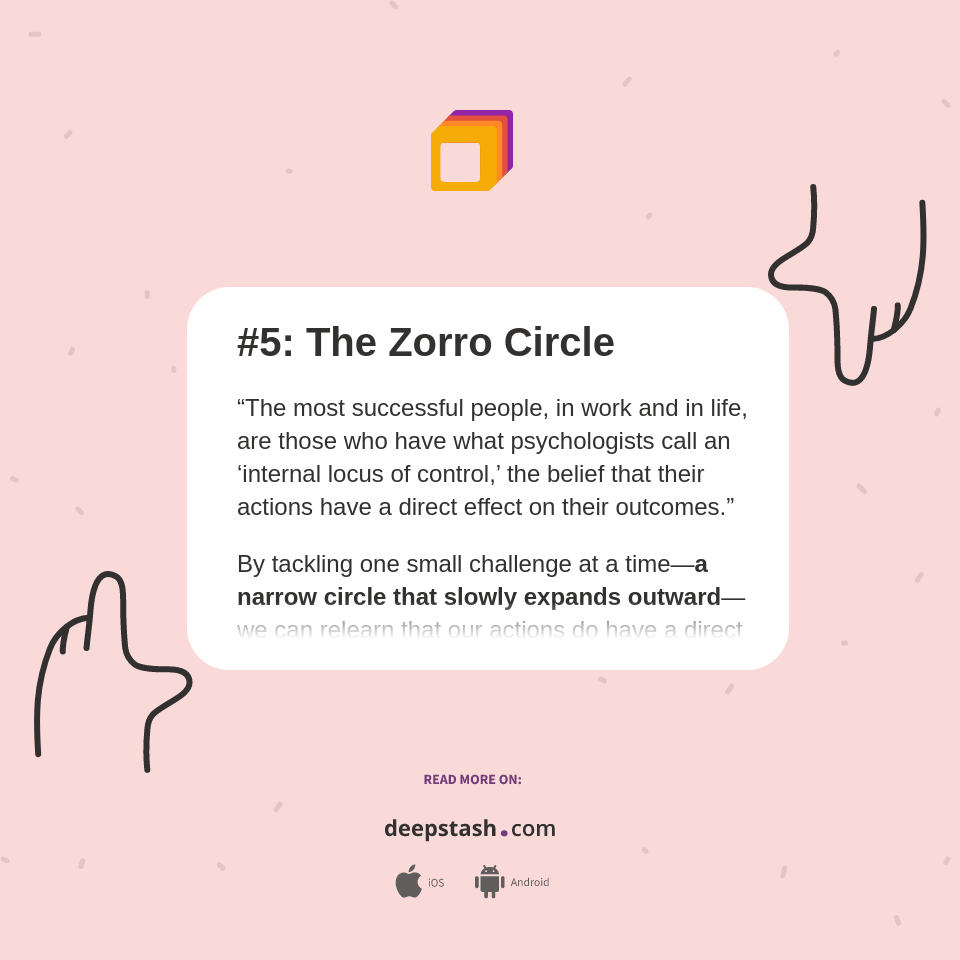 #5: The Zorro Circle - Deepstash