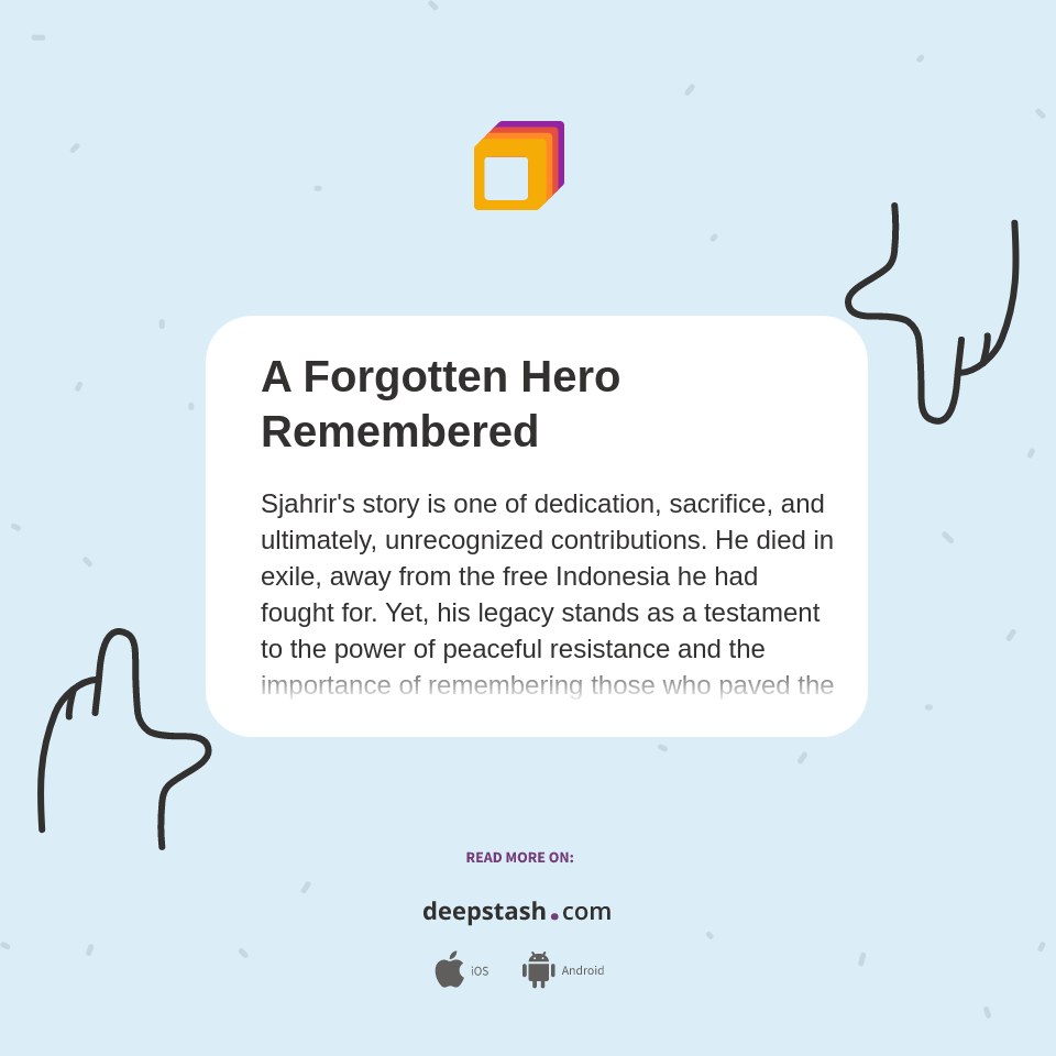 A Forgotten Hero Remembered - Deepstash