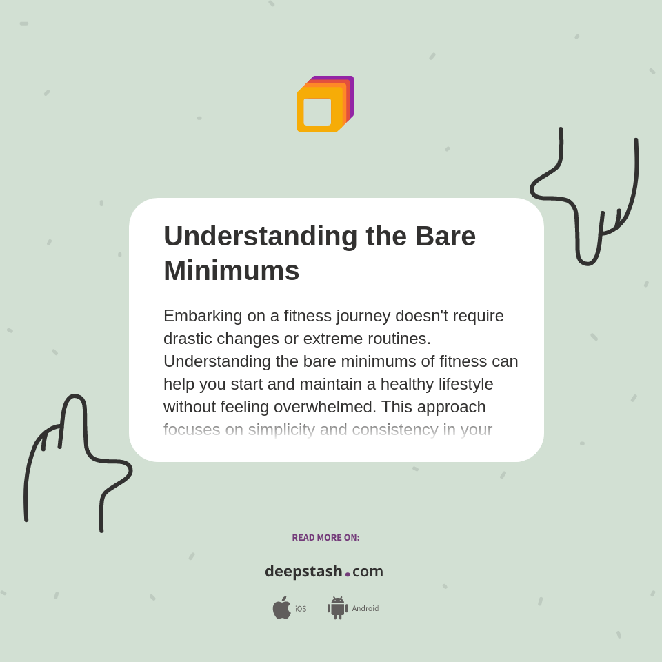 Understanding the Bare Minimums - Deepstash