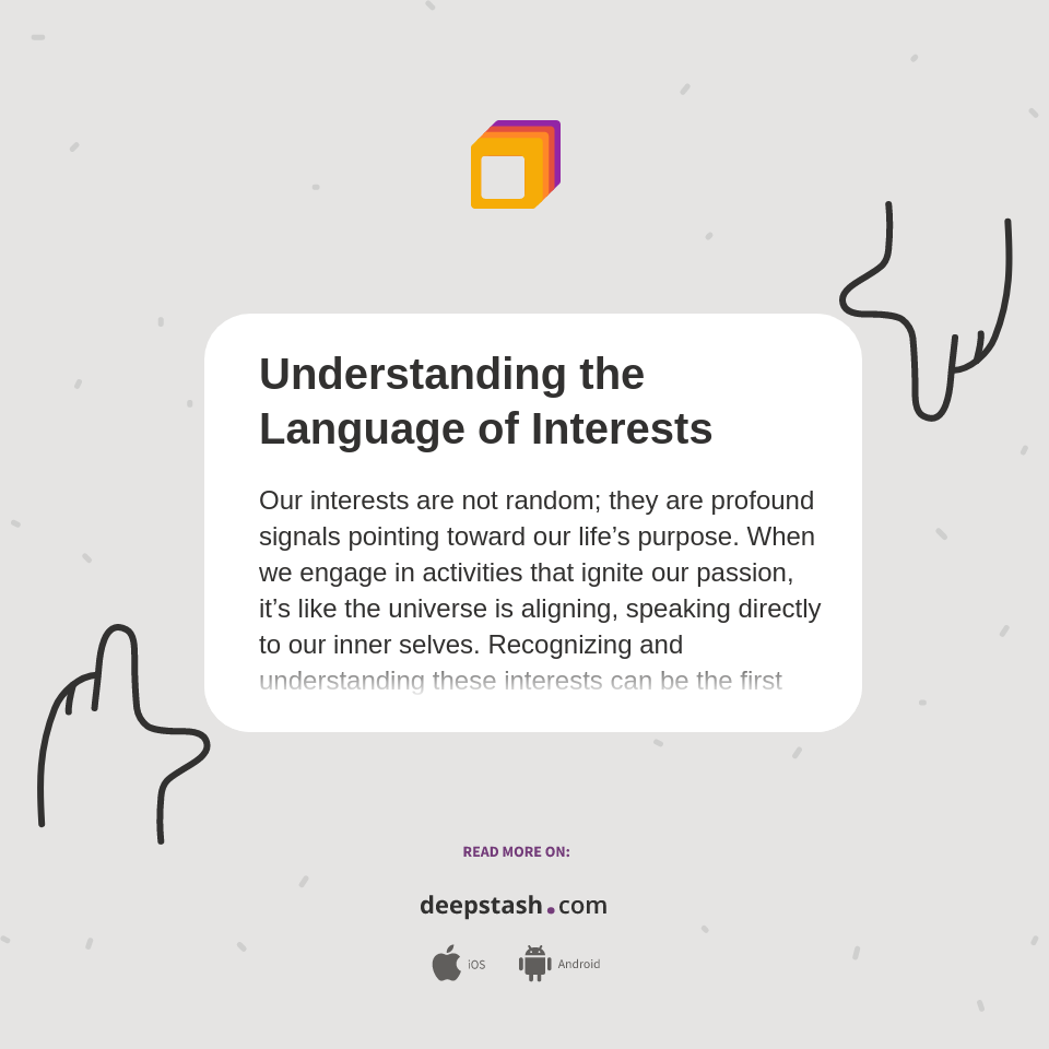 Understanding the Language of Interests - Deepstash