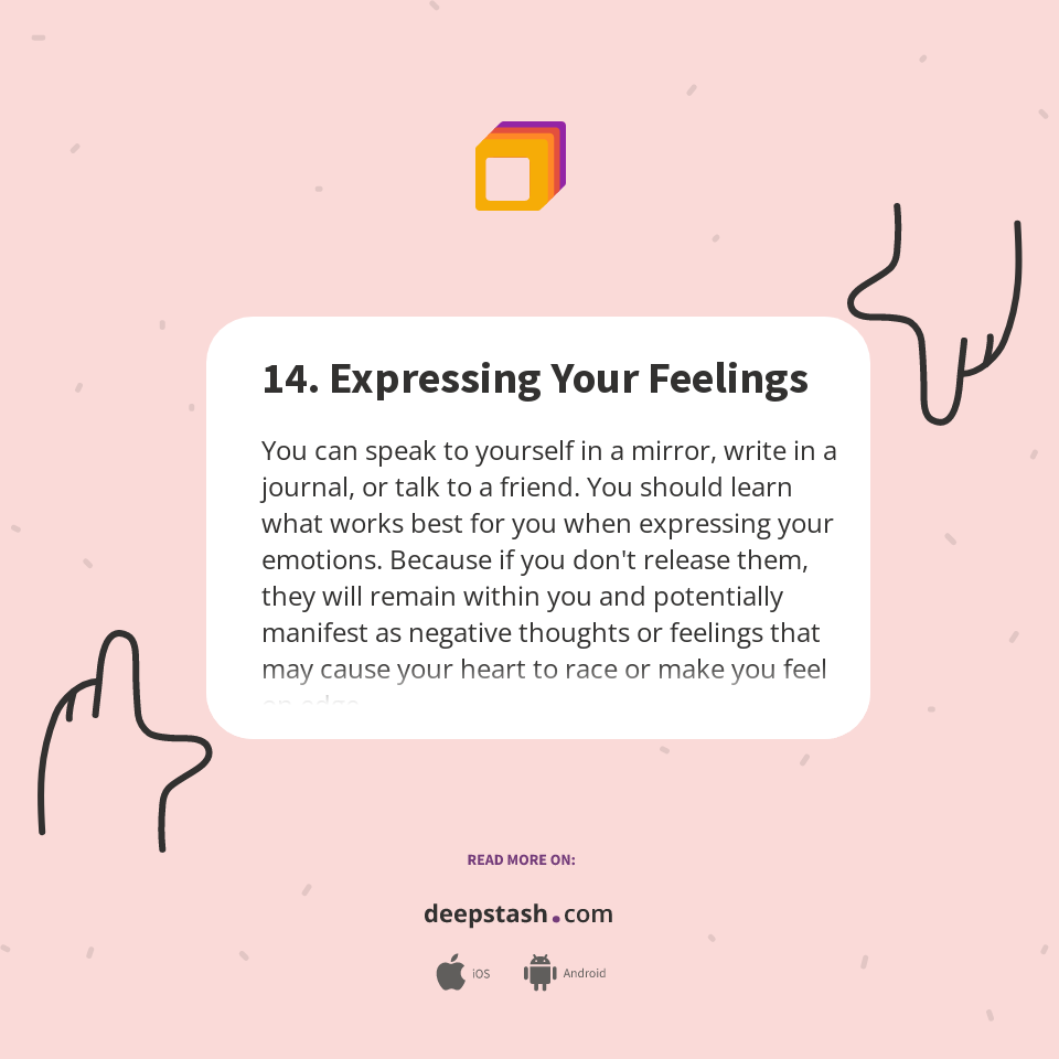 14. Expressing Your Feelings - Deepstash