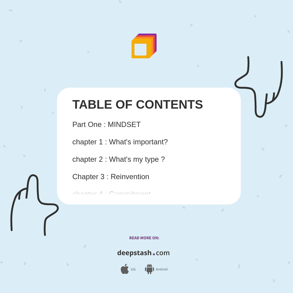 TABLE OF CONTENTS - Deepstash