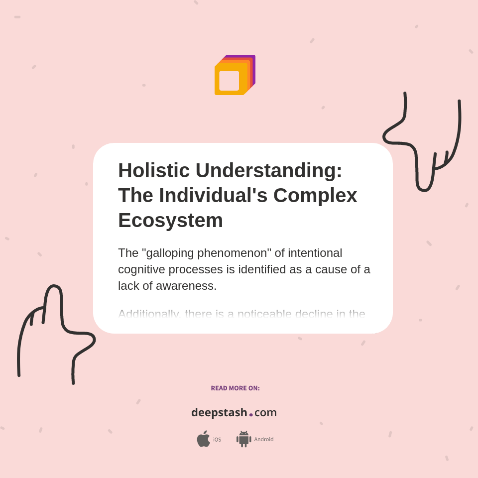 Holistic Understanding: The Individual's Complex Ecosystem - Deepstash