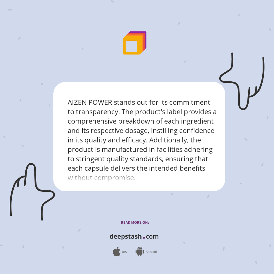 AIZEN POWER stands out for its commitment to transparency.... - Deepstash