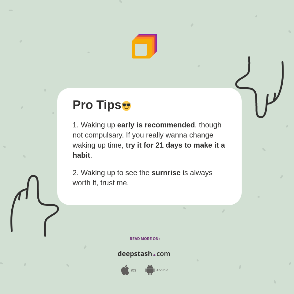 Pro Tips😎 - Deepstash