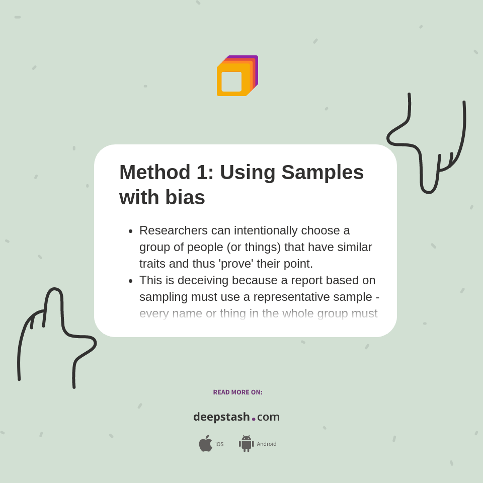 Method 1: Using Samples with bias - Deepstash
