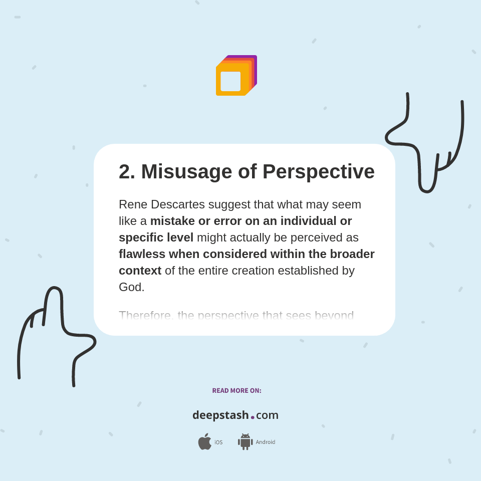 2. Misusage of Perspective - Deepstash