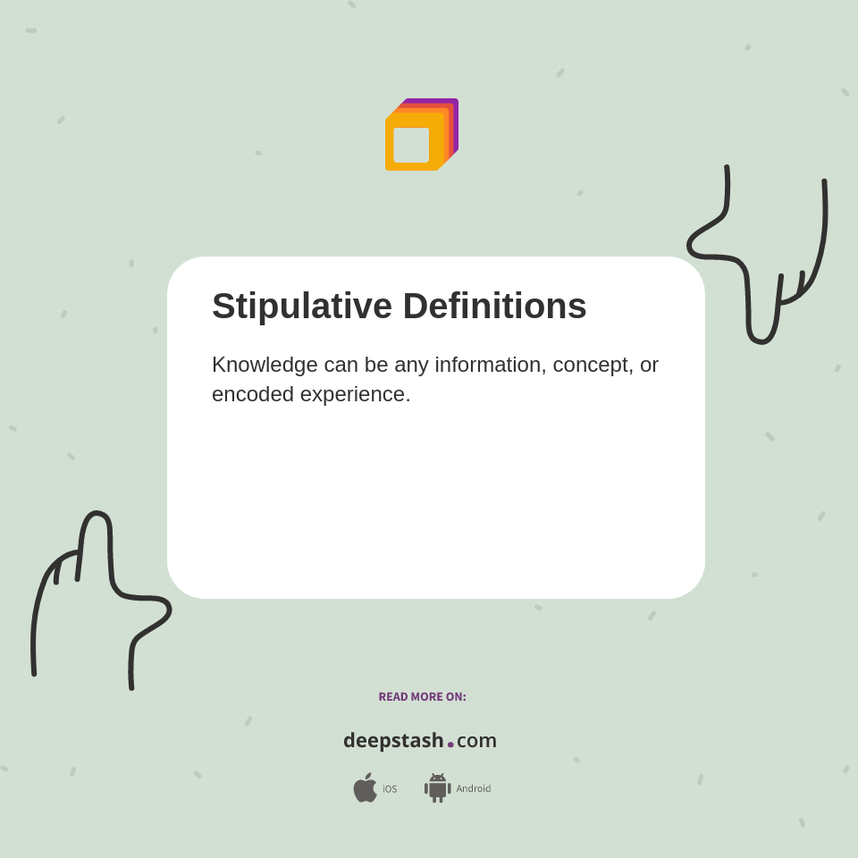 Stipulative Definitions Deepstash