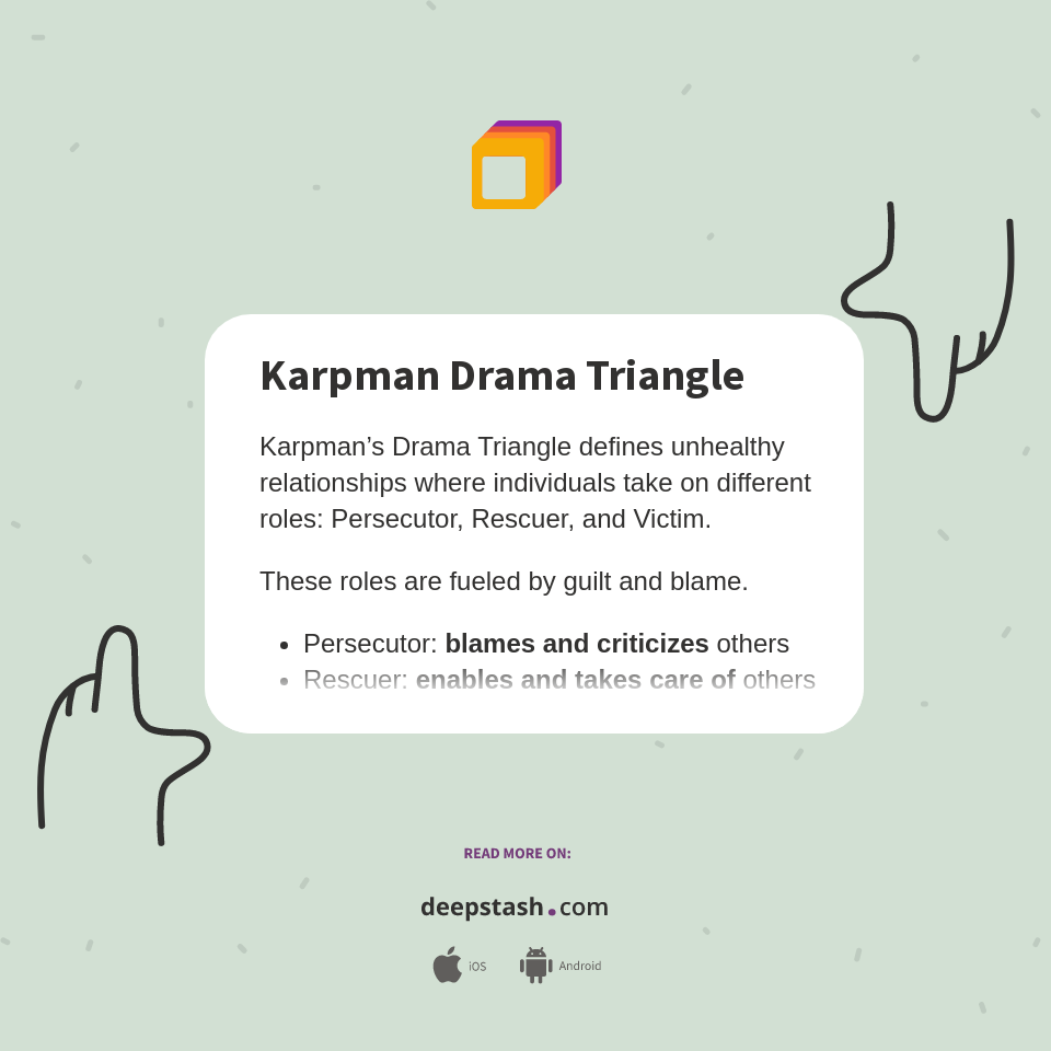 Karpman Drama Triangle - Deepstash