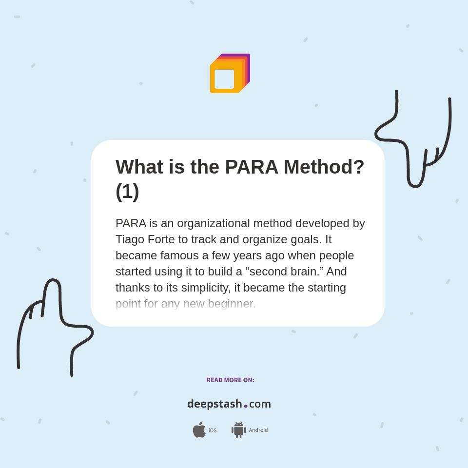 What is the PARA Method? (1) - Deepstash