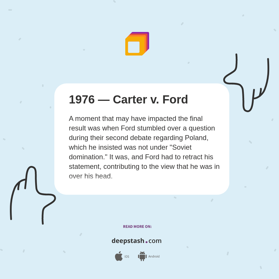 1976 — Carter v. Ford - Deepstash