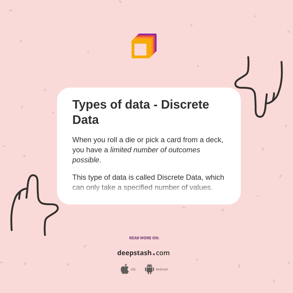 Types of data - Discrete Data - Deepstash