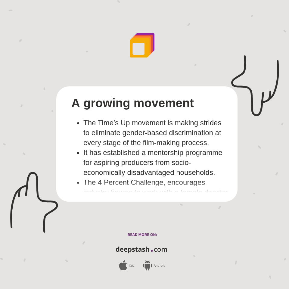 A growing movement - Deepstash