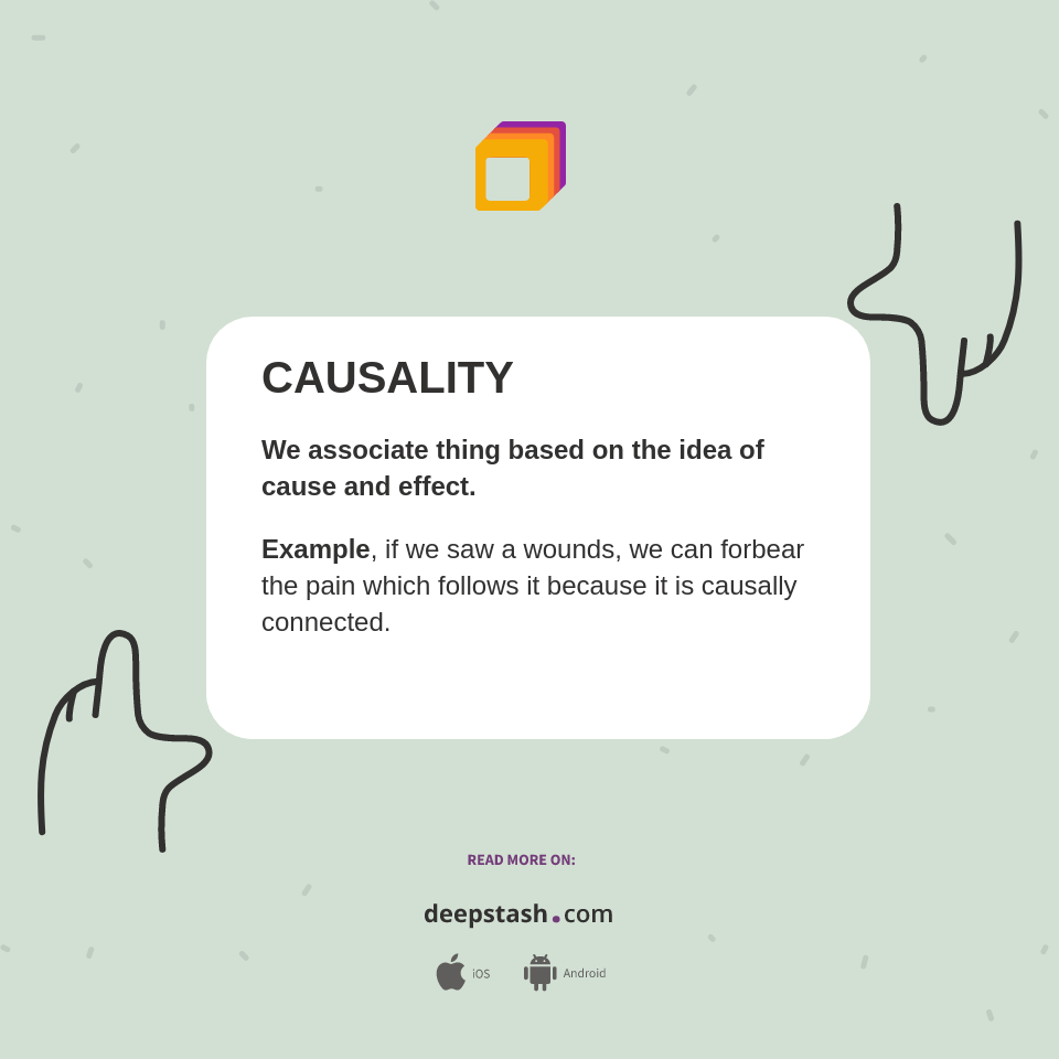 CAUSALITY - Deepstash