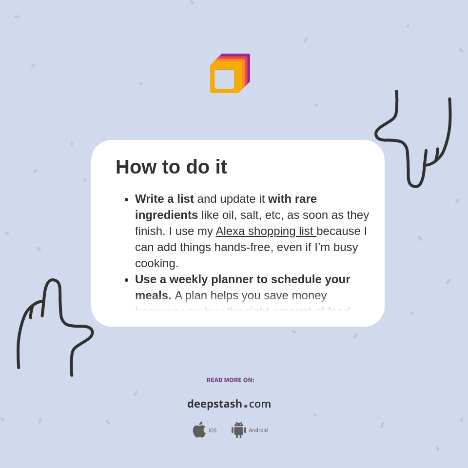 How to do it - Deepstash