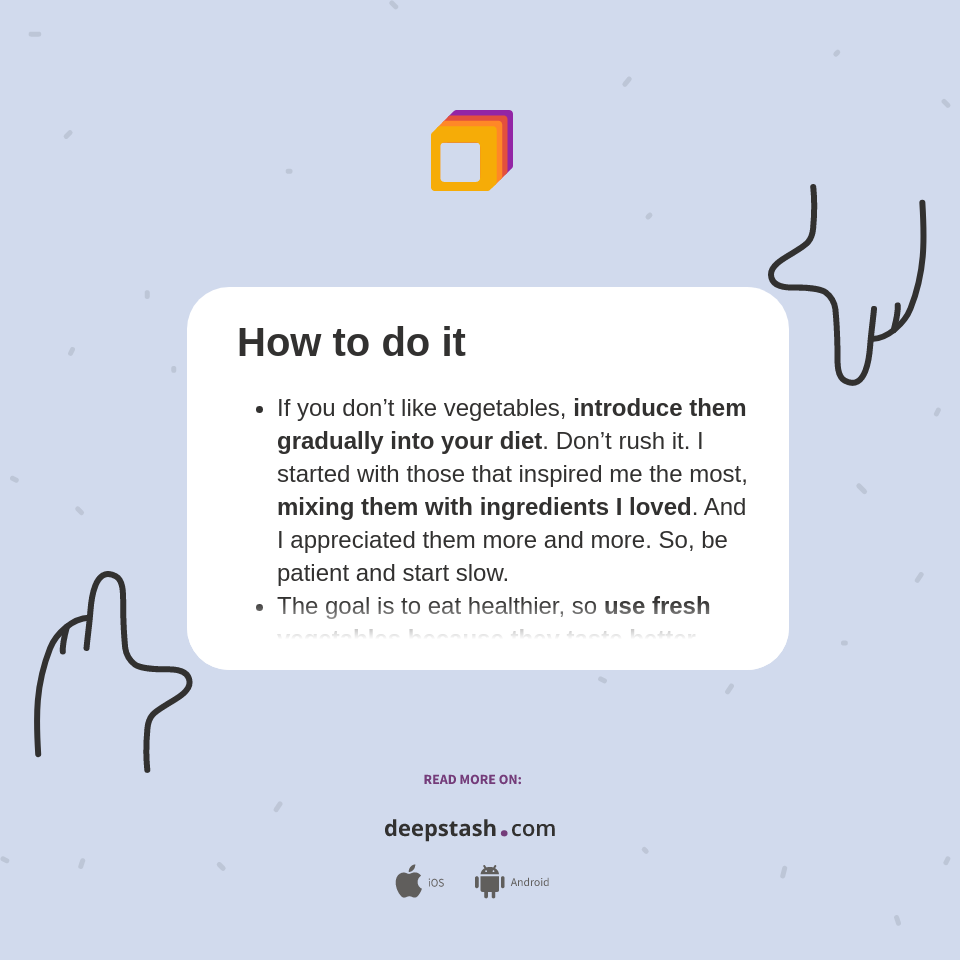 How to do it - Deepstash