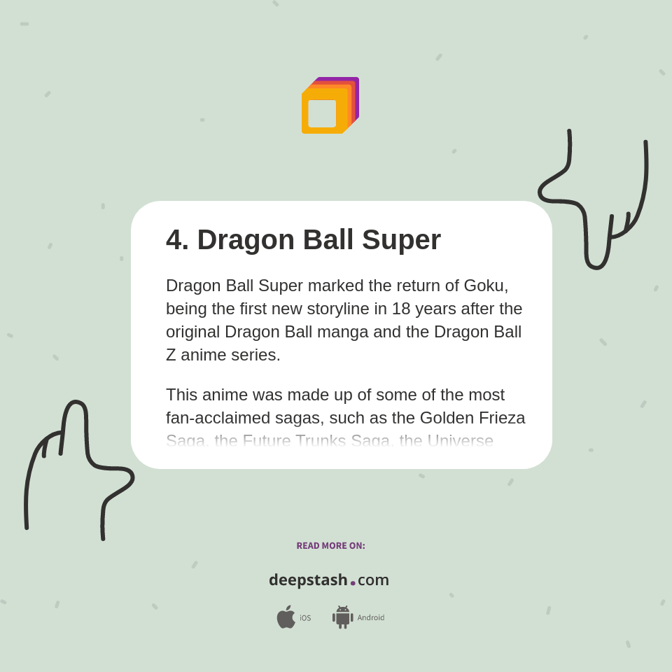 4. Dragon Ball Super - Deepstash