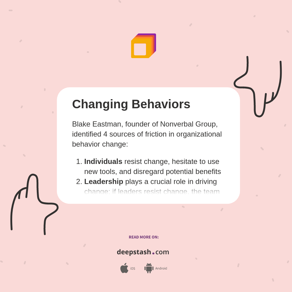 Changing Behaviors - Deepstash