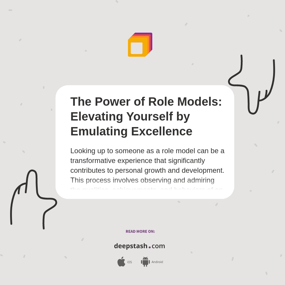 The Power of Role Models: Elevating Yourself by Emulating Excellence ...