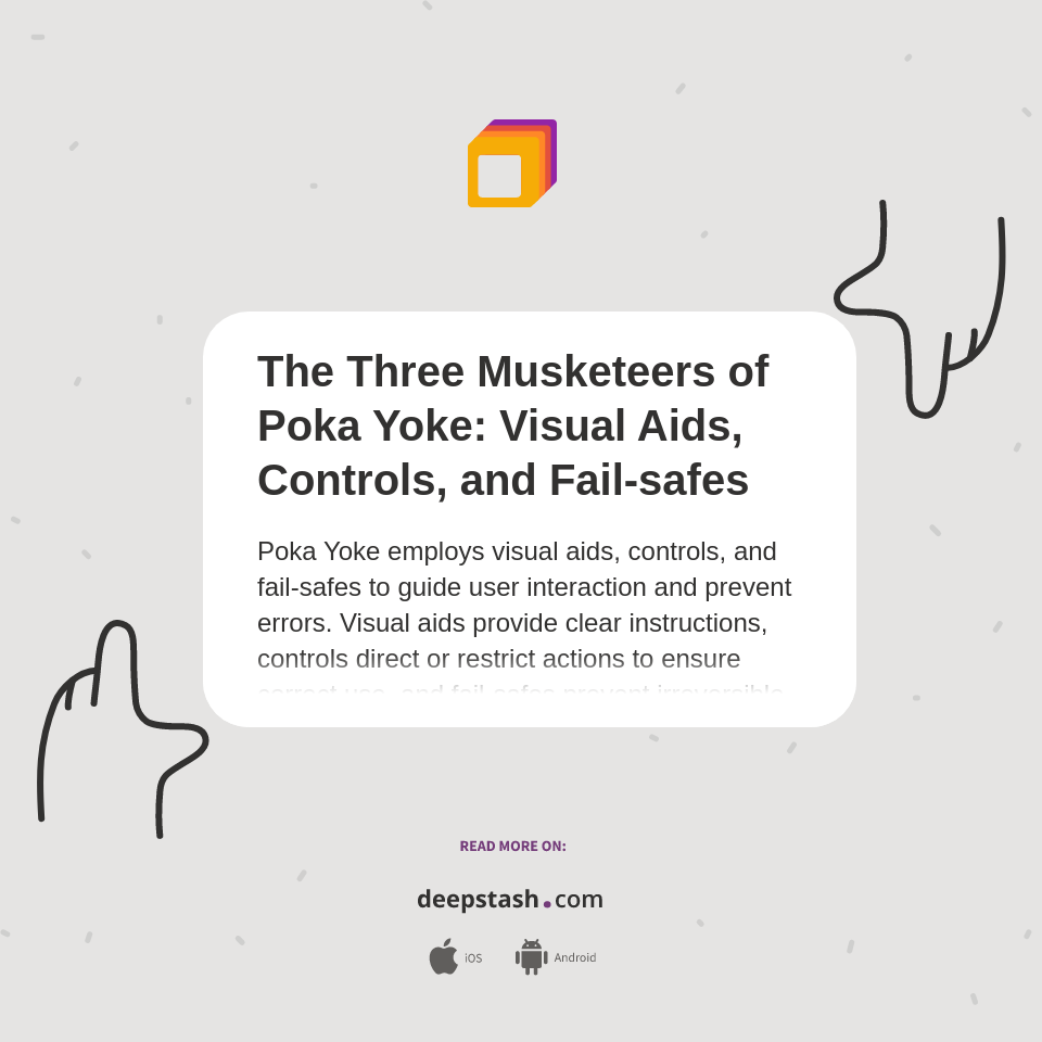 The Three Musketeers of Poka Yoke: Visual Aids, Controls, and Fail ...